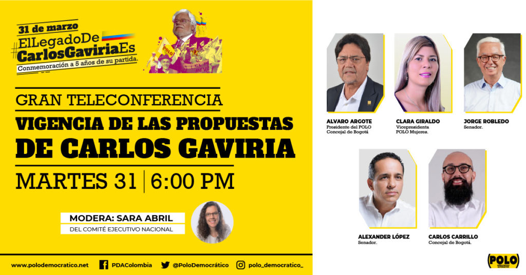 VIGENCIA DE LAS PROPUESTAS DE CARLOS GAVIRIA Gran especial HOY a las 6: ...